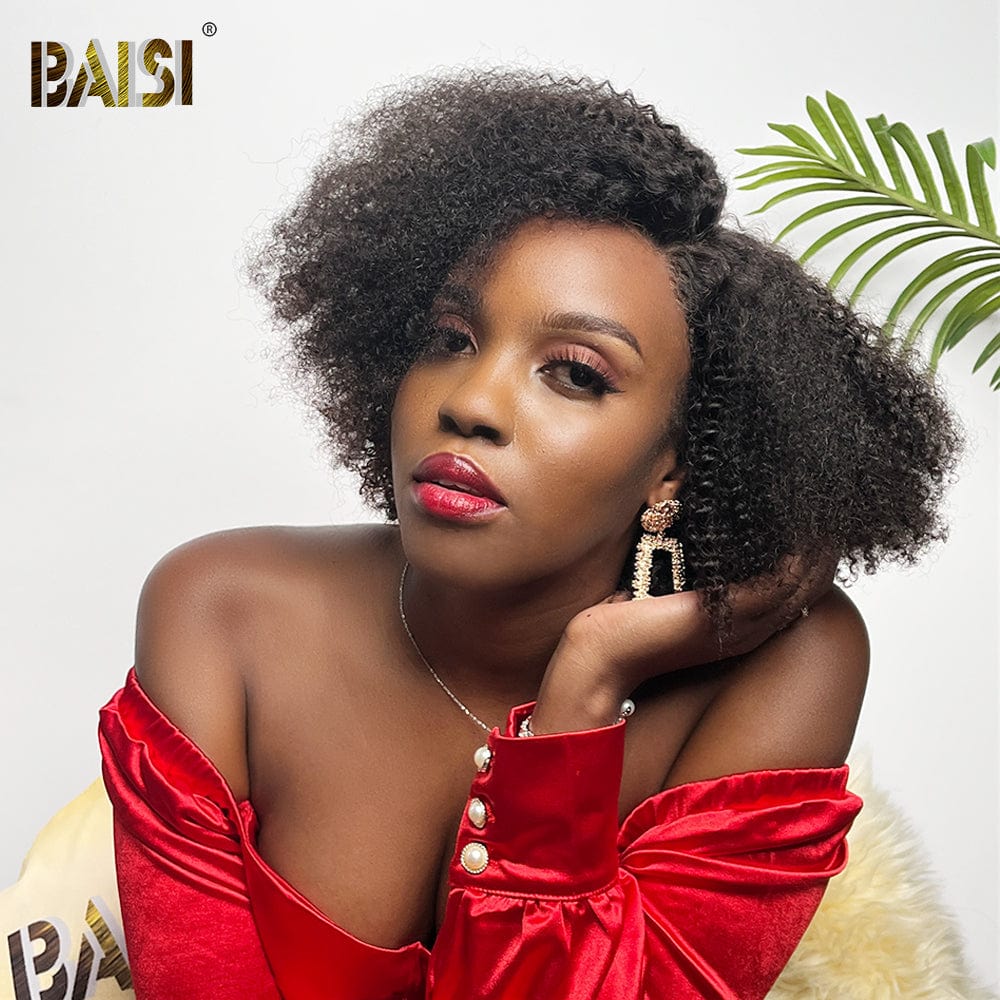 Baisi Sexy Afro Curl Lace Bob Wig Baisi Hair