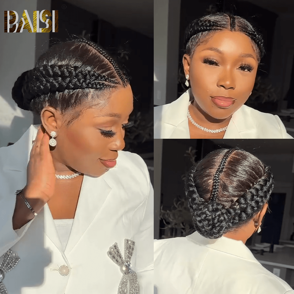 BAISI Cute Full Lace With Braid Wig – BAISI HAIR