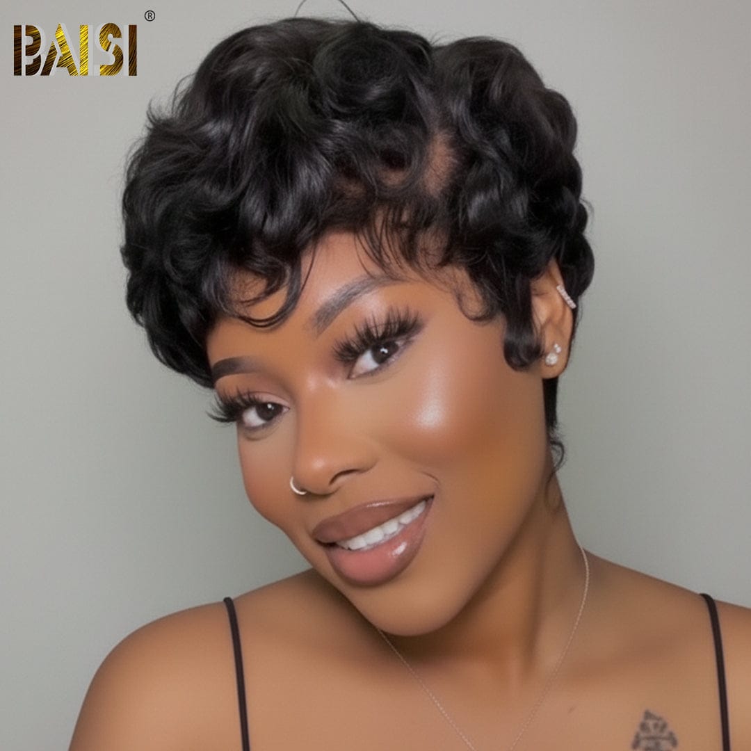 BAISI Cute Quick Weave 5X5 Lace Closure Wig – BAISI HAIR