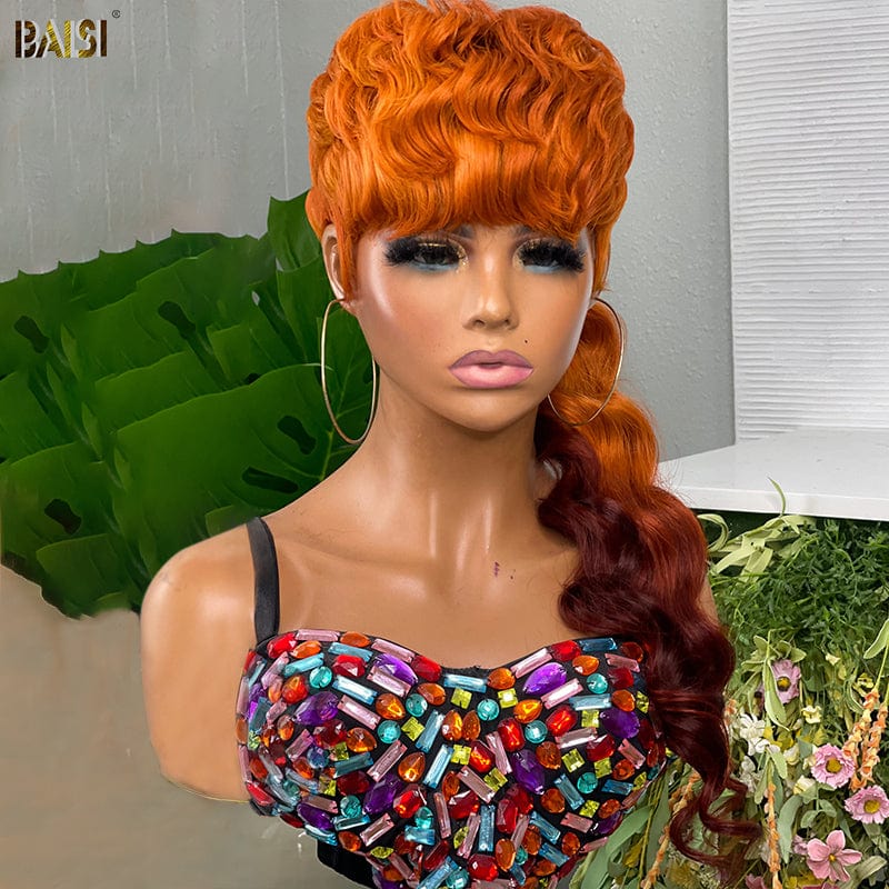 BAISI Candiss Mullet Glueless Wig – BAISI HAIR