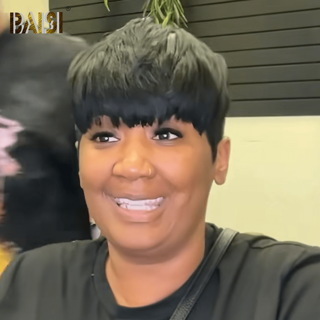 Queue de cheval bouclée rebondissante BAIS (PAS UNE PERRUQUE) – BAISI HAIR