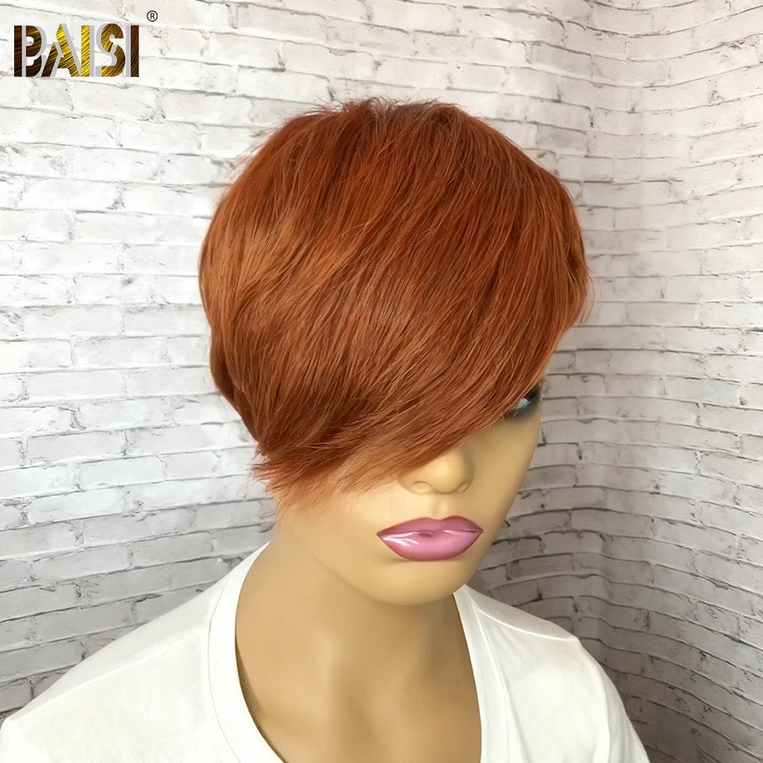 BAISI Ginger Side Part Straight Partial Topper(Not A Wig) – BAISI HAIR